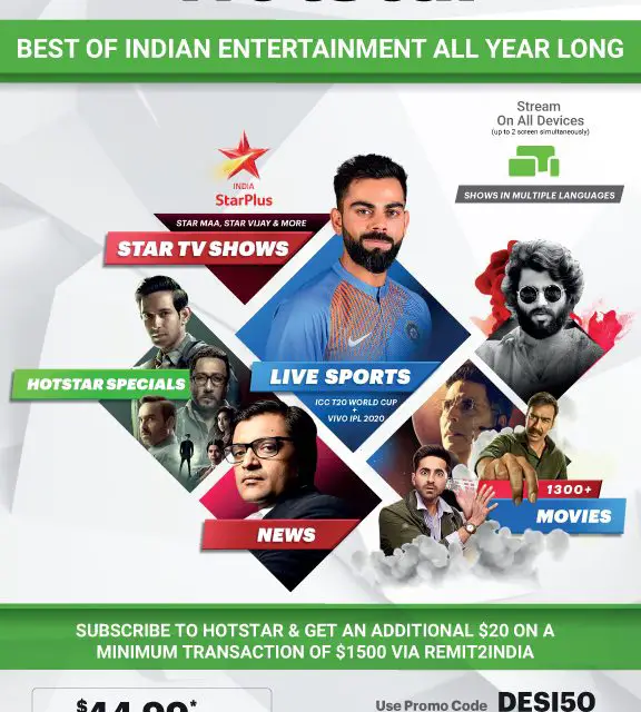 Hotstar IPL Live| Best Discount (Free - Promo code Included) - Helpingdesi