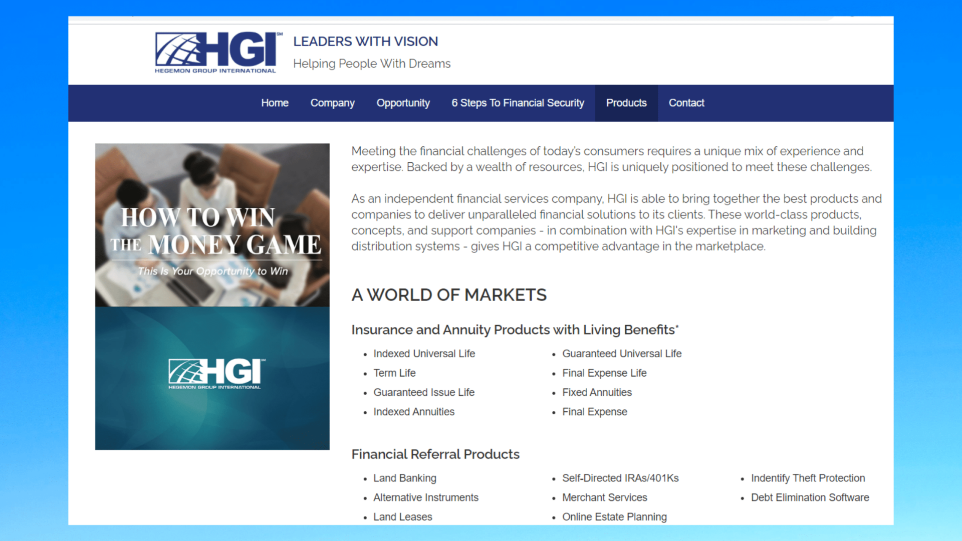 HGI Review: Multilevel Marketing