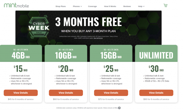 Mint mobile plans: Where to buy mint mobile sim card (2023 - Best Guide)