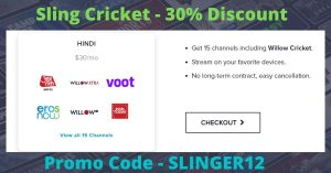 How to watch Sling TV Hindi (SLINGER12)- 30% Discount