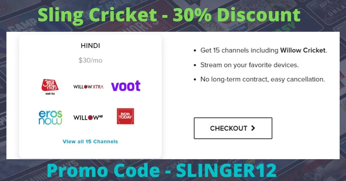 How to watch Sling TV Hindi (SLINGER12)- 30% Discount