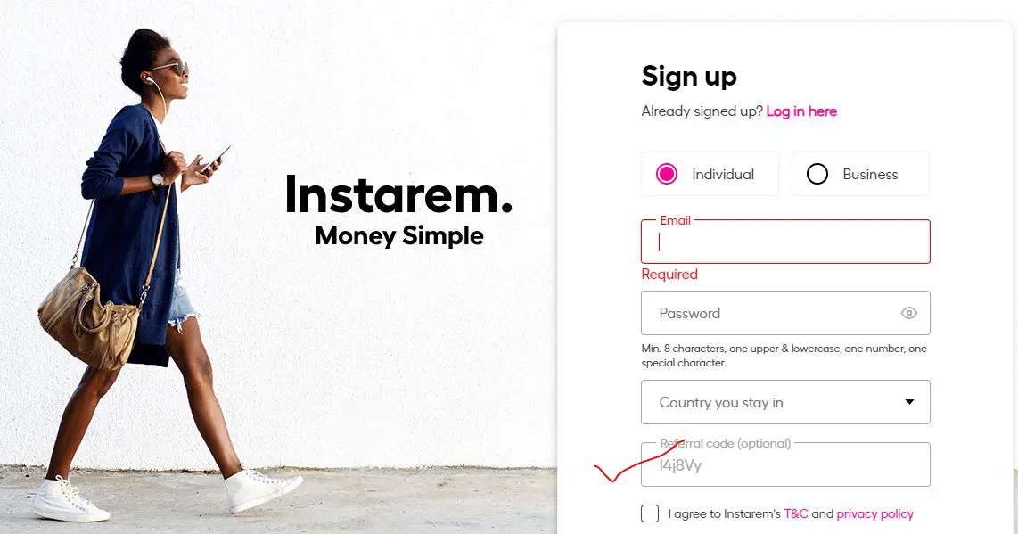InstaReM money transfer (Get $45 Cashback with Code: HELPINGDESI)