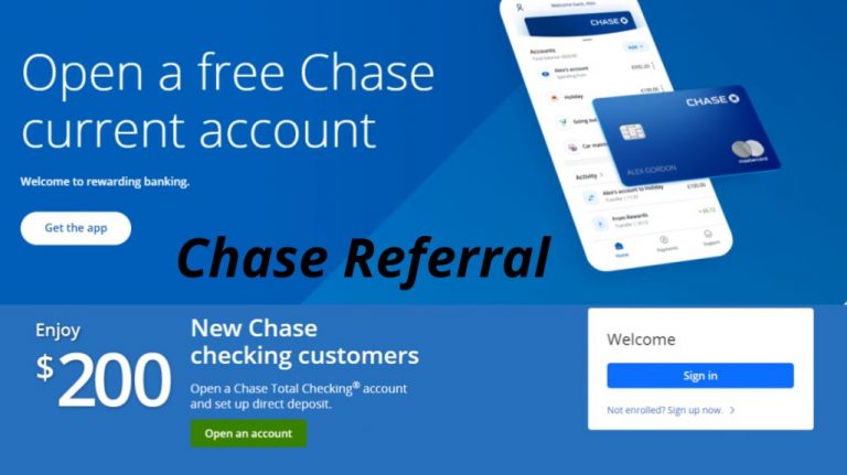 Chase Referral (Earn more than $2000 in one calendar Year)