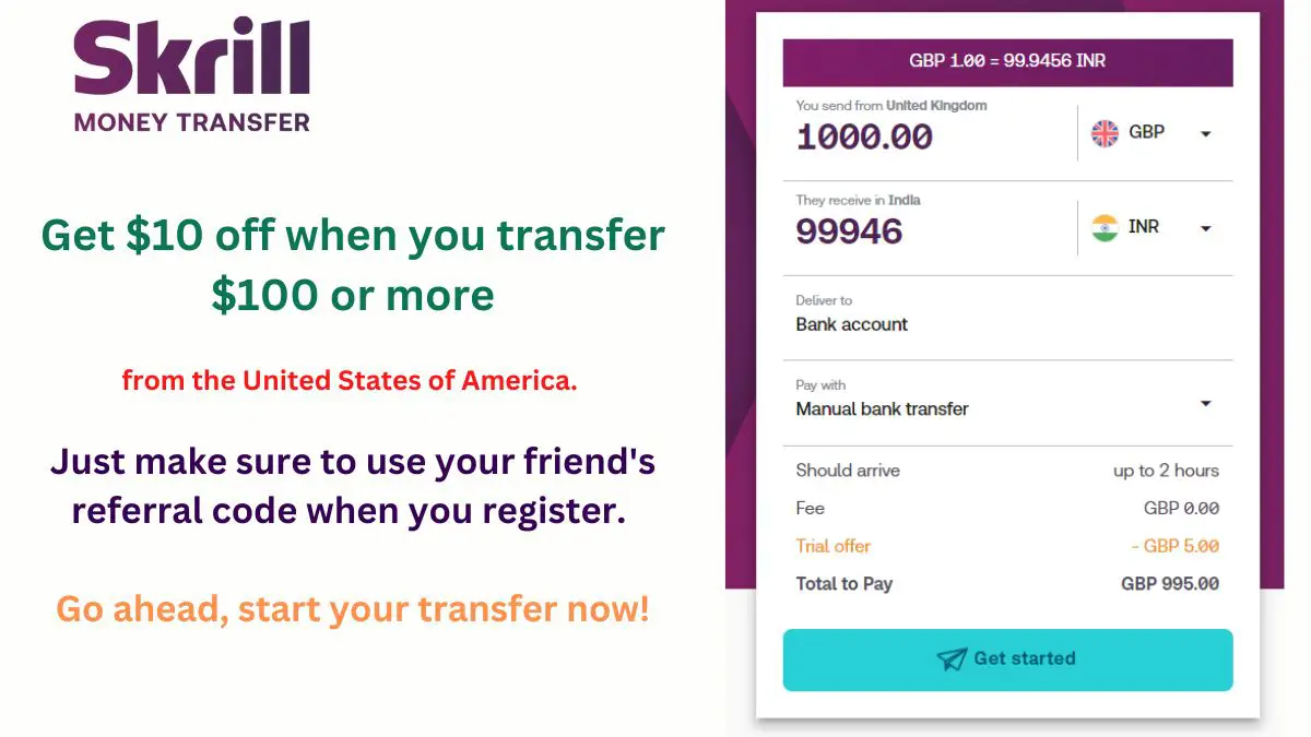 Skrill Referral Bonus: Get a $10 Referral and Sign-Up Bonus - Helpingdesi