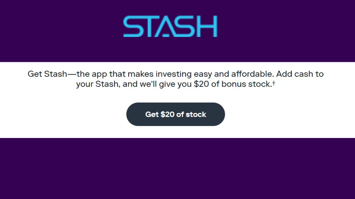 Stash App Referral Bonus: Get a $20 Sign-Up and $20 Referrals